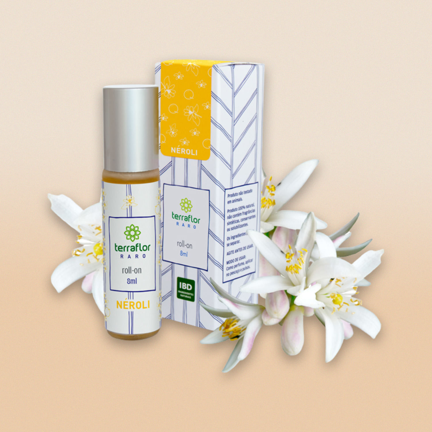 perfume natural roll-on de neroli - 8ml